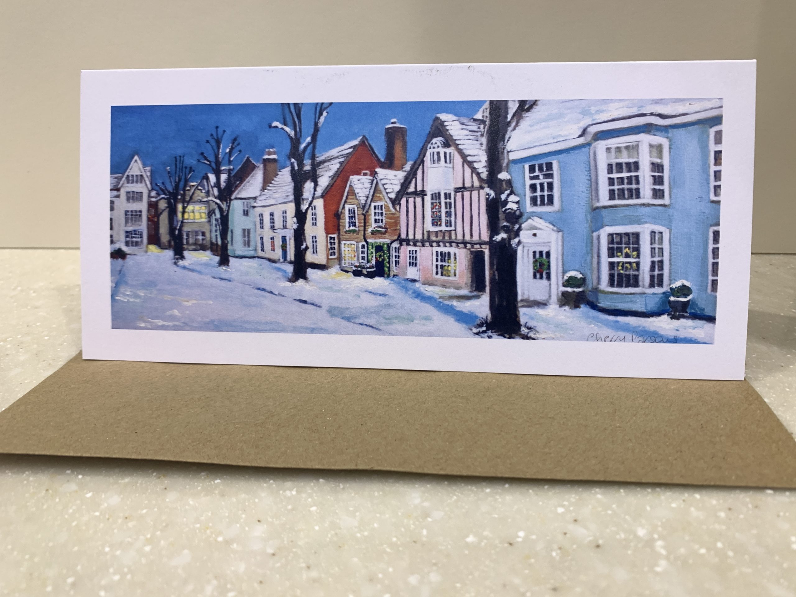 White Causeway During Advent - Cherry Parsons Art